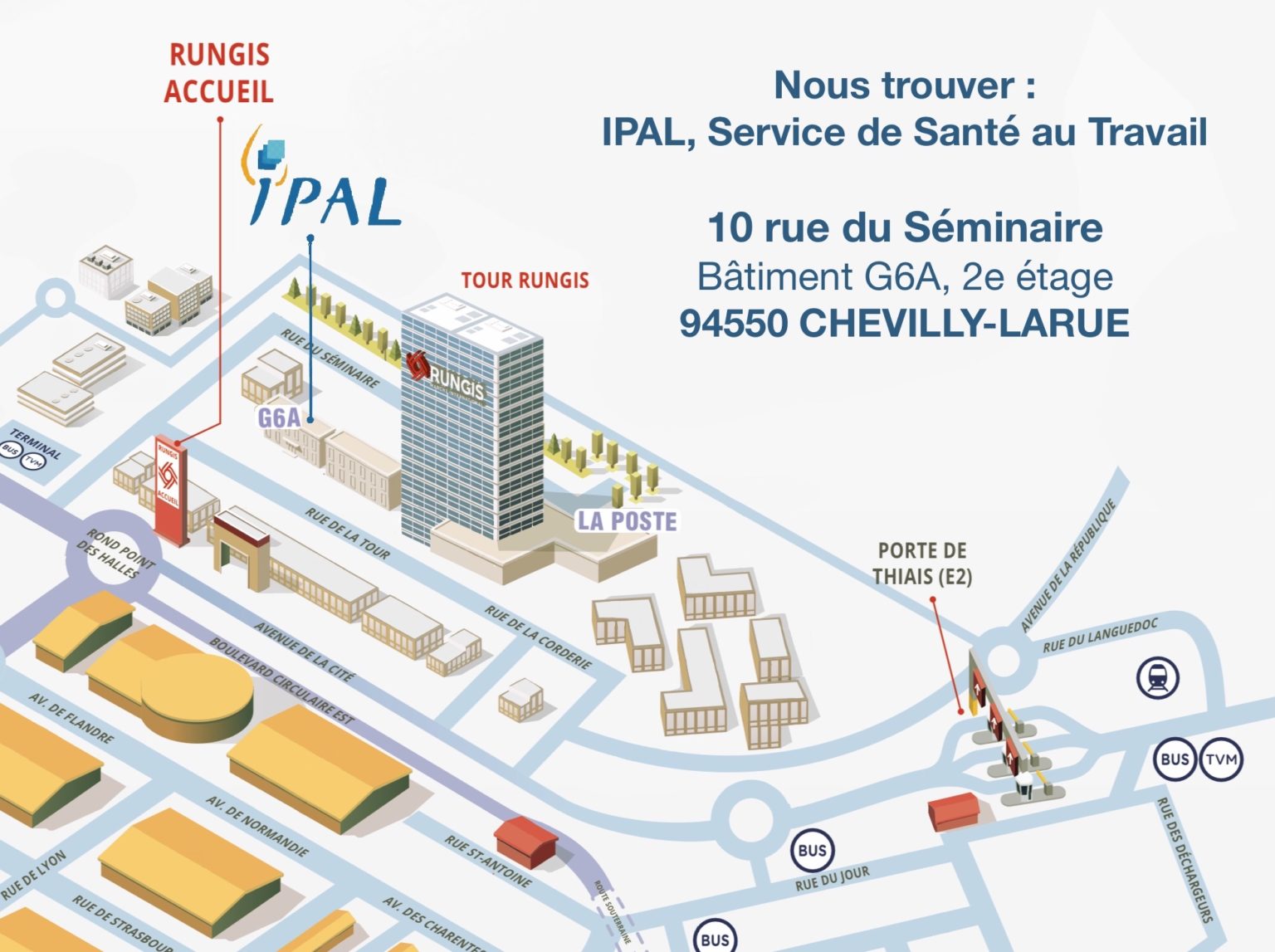 Médecine du Travail dans le 94: IPAL ouvre un centre au MIN - IPAL